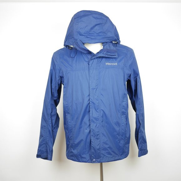 Marmot | Jackets & Coats | Marmmot Mens S Navy Blue Hooded Windbreaker ...